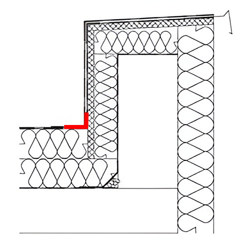 BLIX PVC - Stěnové lem. otevřené r.š. 200 - RAL 7047 TELEGREY