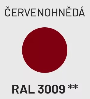 Satjam TREND Wave - TR Tašková tab. 1150 PMH35 - RAL 3009 Tmavě červená