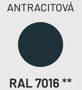 Satjam TREND Wave - TR Tašková tab. 1150 PMH35 - RAL 7016 černá antracit