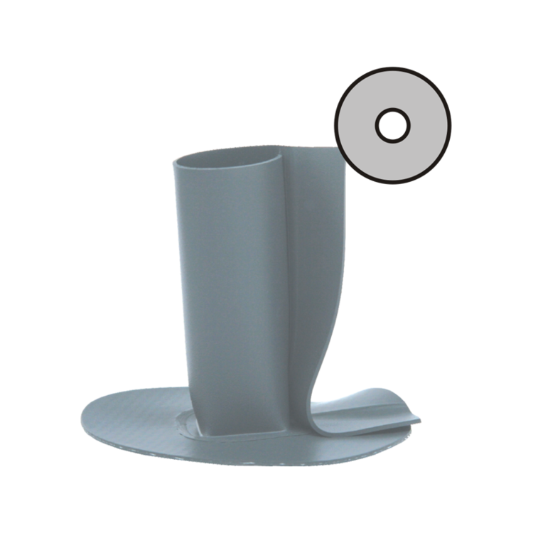 Otevřené tvarovky kulaté PVC - TWOT 160 Otevřená kruh.tvarovk