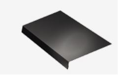 Oplechování krytiny 40 - Lemovka pod fólii LPF - RR2H3 Antracit